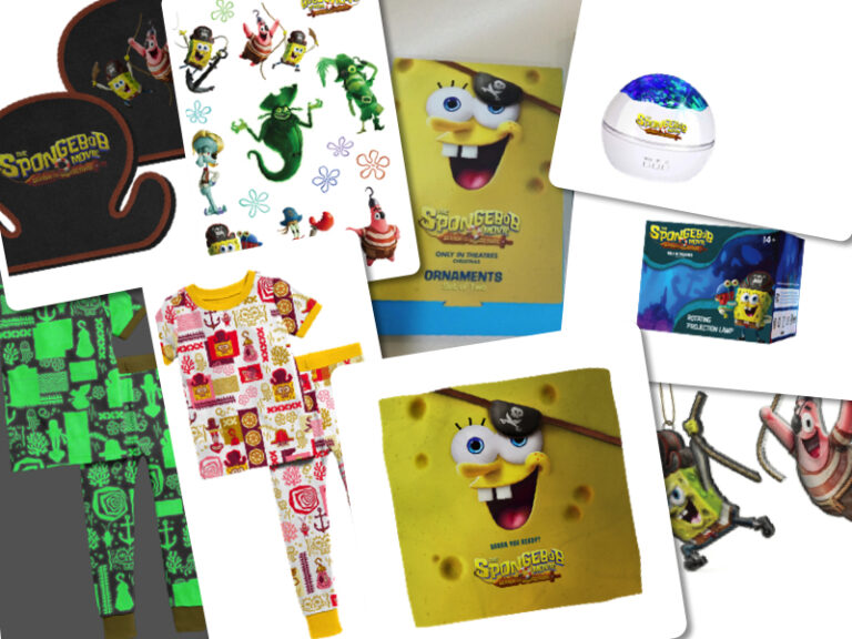 Win 1 0f 5 SpongeBob Movie merch bundles