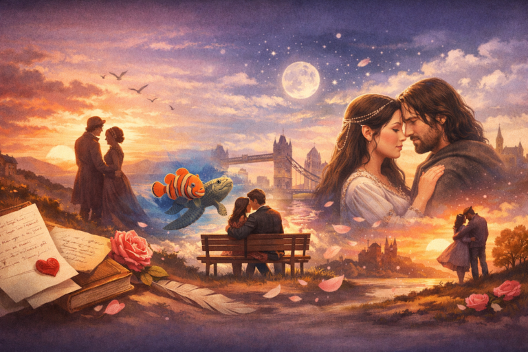 From Jane Eyre to Finding Nemo: Britain’s most romantic lines